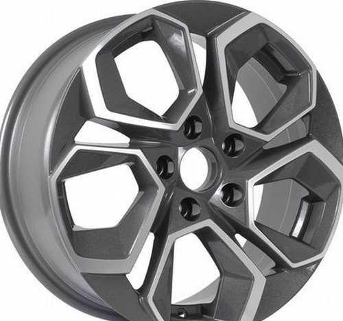 KDW KD1620 : 6,5x16 4*100 Et:45 Dia:60,1 Grey Front Polished