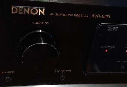 Av ресивер denon avr 1803