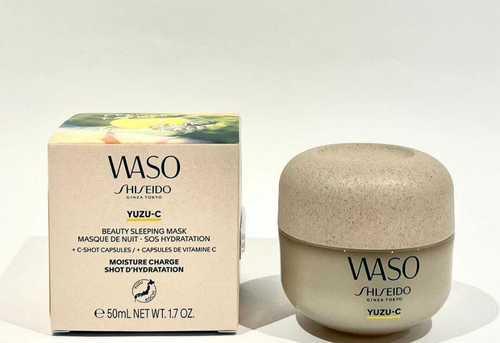 Shiseido Ночная восстанавливающая маска waso yuzu