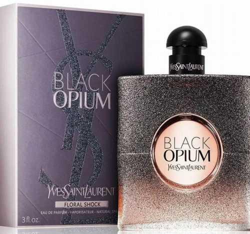 Ysl black opium floral shock оригинал распив