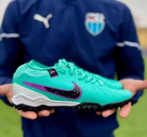 Детские сороконожки NikeTiempo Legend 10 Light Blue