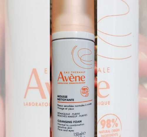 Пенка EAU thermale avene mousse nettoyante