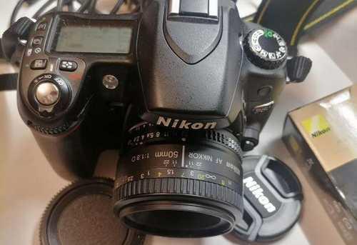 Зеркальный фотоаппарат nikon d80