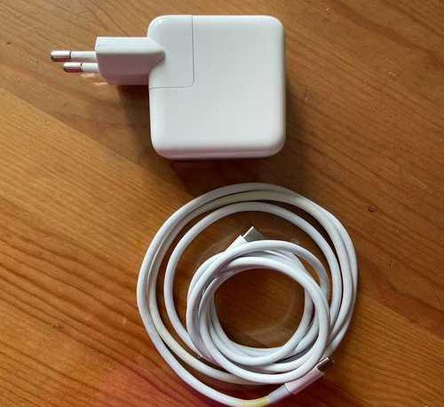 Зарядка Apple 30w оригинал. Type C usb адаптер