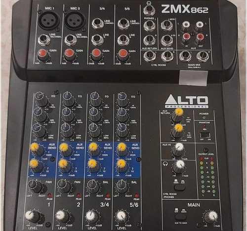 Микшерный пульт alto ZMX 862