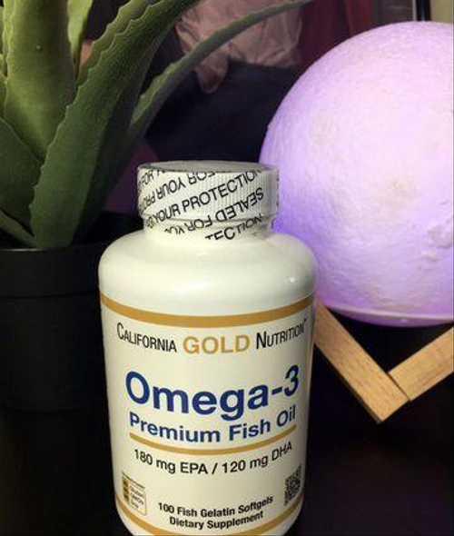 Omega 3 100 шт California Gold Nutrition