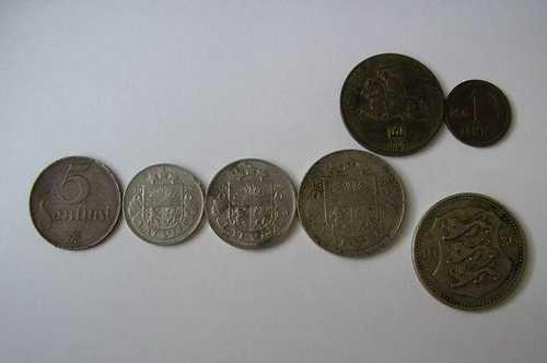 Монеты прибалтики 1922-1936