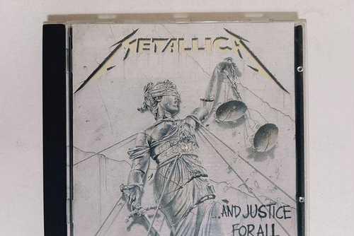 CD Metallica - And Justice For All France 1988г