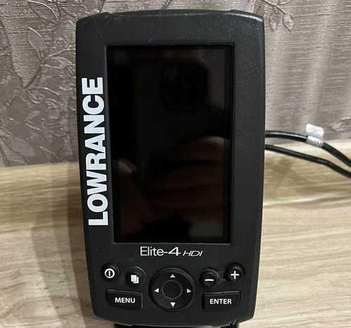 Эхолот картплоттер lowrance Elite-4 HDI