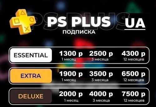 Ps Plus Extra (Ps4/5) 500+ игр на год русский язык