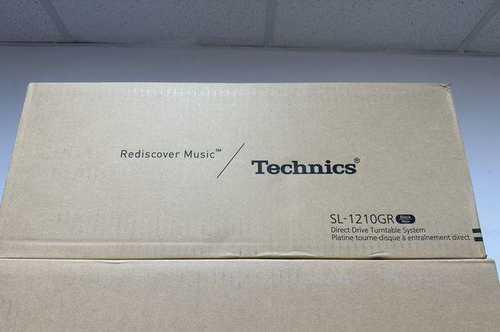 Винил Technics SL-1210GR (черный) новый