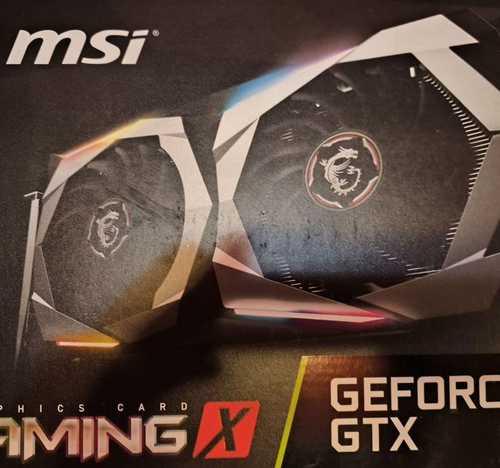 MSI GTX 1660 super gaming X 6GB