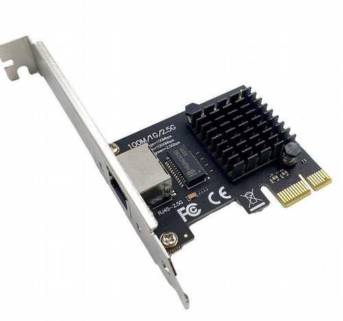 Сетевая карта RTL8125B 2.5Gbps, PCI-E RJ45