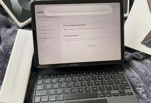 iPad air 5 2022 256 M1 +apple клавиатура и ручка