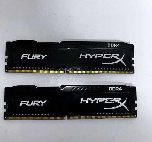 Оперативная память DDR4 hyperx fury 16GB