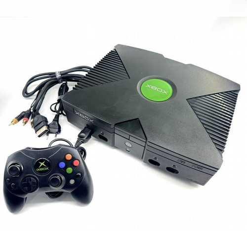 Xbox Original 320gb- 133 игры. Чип Aladdin Cerbios