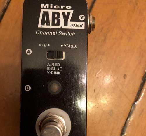 Mooer micro aby channel switch