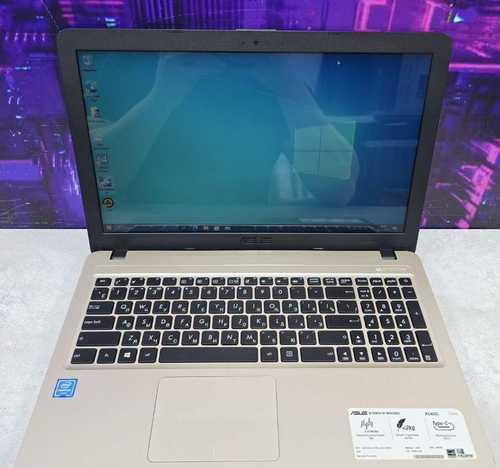 Ноутбук Asus vivobook x540sa Pentum N3700/ssd