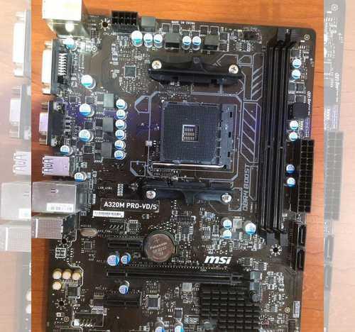 Материнская плата msi a320m a pro