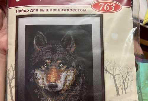 Набор для вышивки риолис волк 763