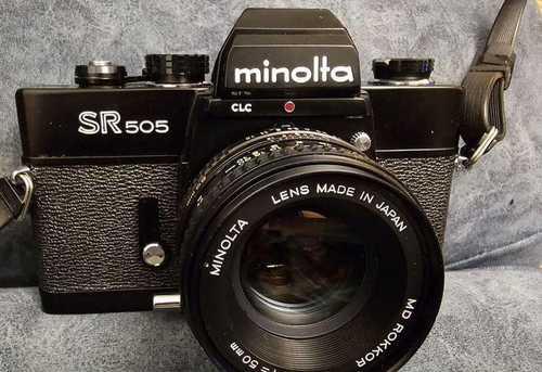 Пленочный фотоаппарат Minolta SR505