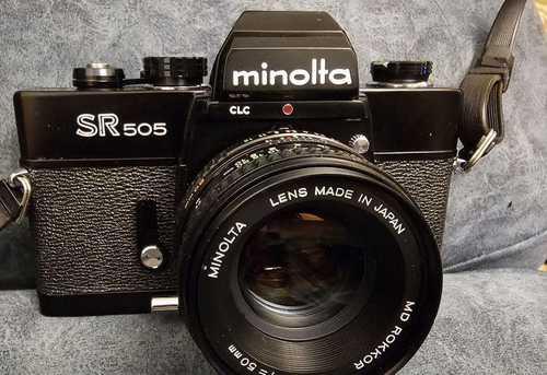 Пленочный фотоаппарат Minolta SR505