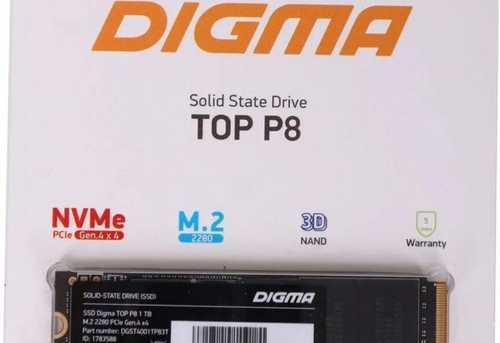 SSD накопитель Digma Top P8 1тб, M.2