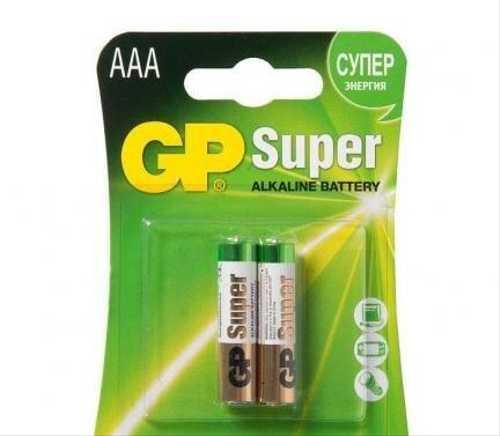 Батарейка GP Super Alkaline 1.5V, мизинчиковые AAA