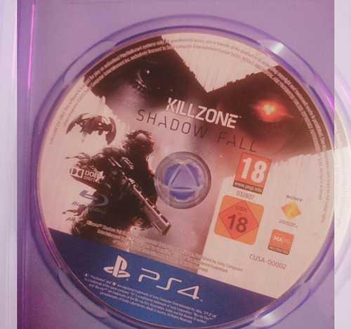 Диск PS 4 Killzone Shadow Fall