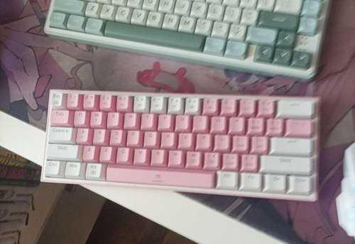 Клавиатура розовая 70%