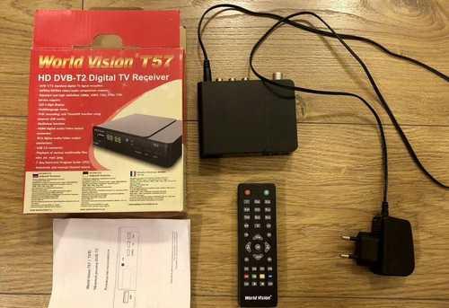 Цифровой тюнер world vision t57 (DVB-T2)