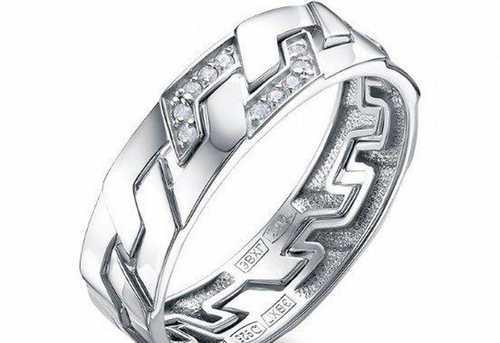 Серебряное двойное кольцо