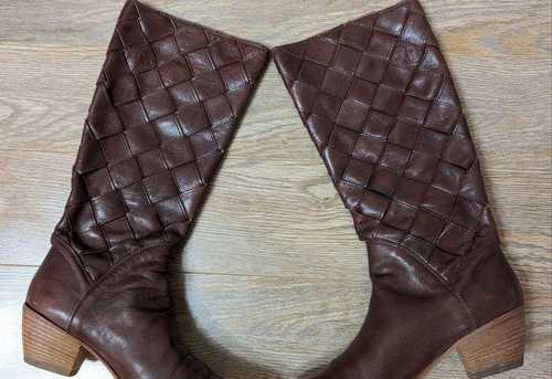 Ковбойские сапоги натуральная кожа