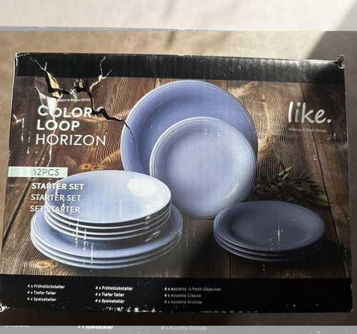 Сервиз на 4 персоны Villeroy & Boch color loop hor