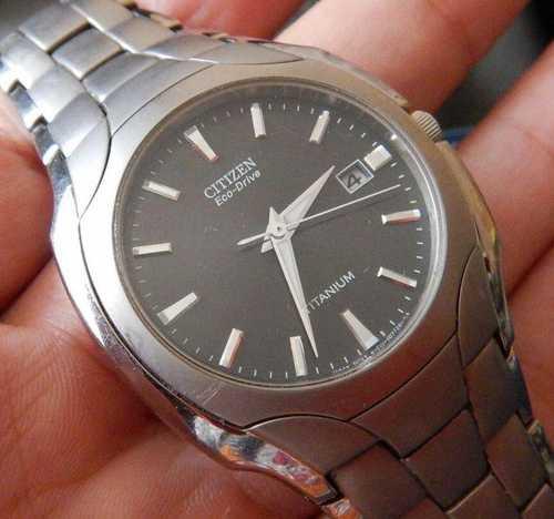Титановые часы Citizen Eco-Drive Titanium