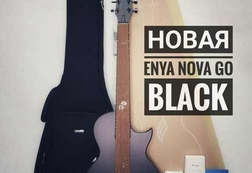 Новая Enya Nova Go Black трансакустическая гитара