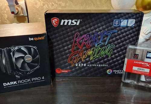 Intel core i9 9900KF + MSI Z370 + 32 гб Hyper X