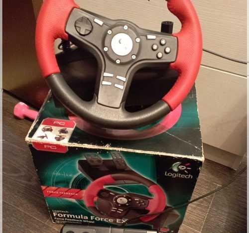 Игровой руль logitech formula force ex