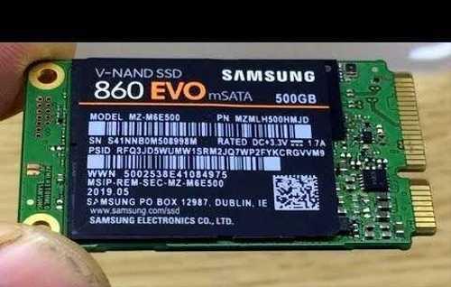 Samsung 860 evo msata 500gb