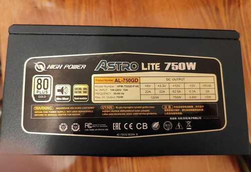 Блок питания High Power Astro Lite 750W (AL-750GD)