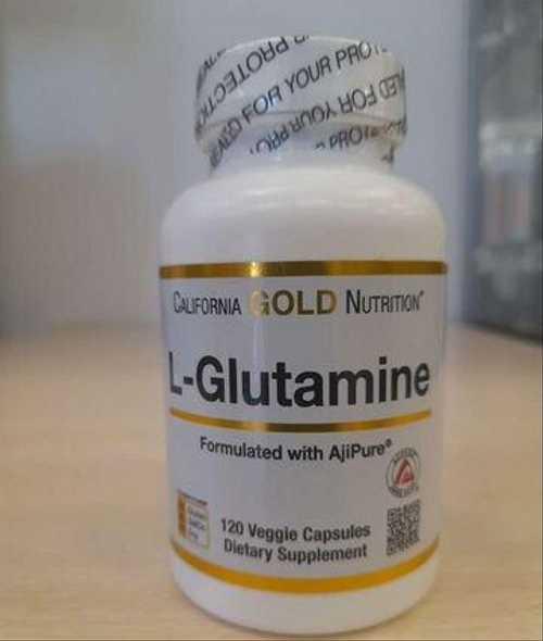 L-glutamine 120caps California gold nutrition