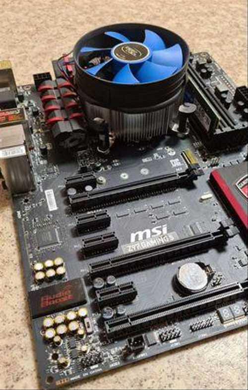 Материнская плата Msi z97 gaming + i3 4170 + 8gb