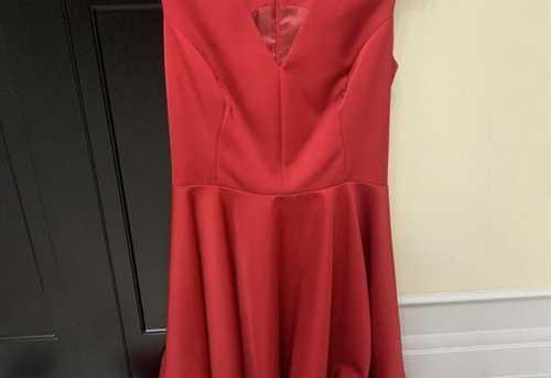 Платье mohito красное новое