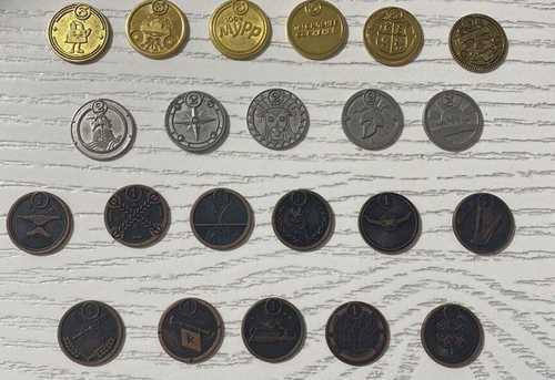 Коллекция монет из пятерочки. Монетки из пятерочки