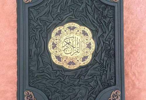 Коран на узбекском языке (подарочная кож. книга)