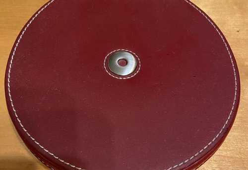 Кейс кожаный для компакт-дисков