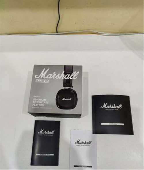Коробка от Marshall major 4