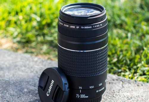 Объектив Canon zoom lens EF 75-300 mm 1:4-5.6 III