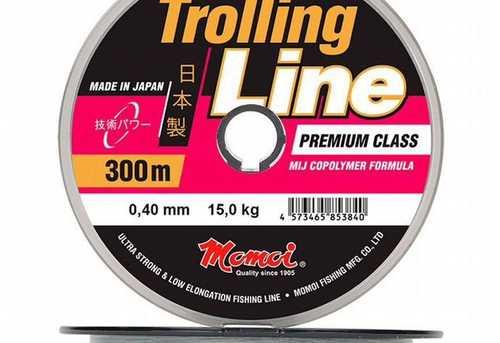 Леска Momoi Trolling Line 300м, прозрачная, 0,40мм