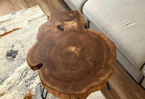 Журнальный столик лофт деревянный